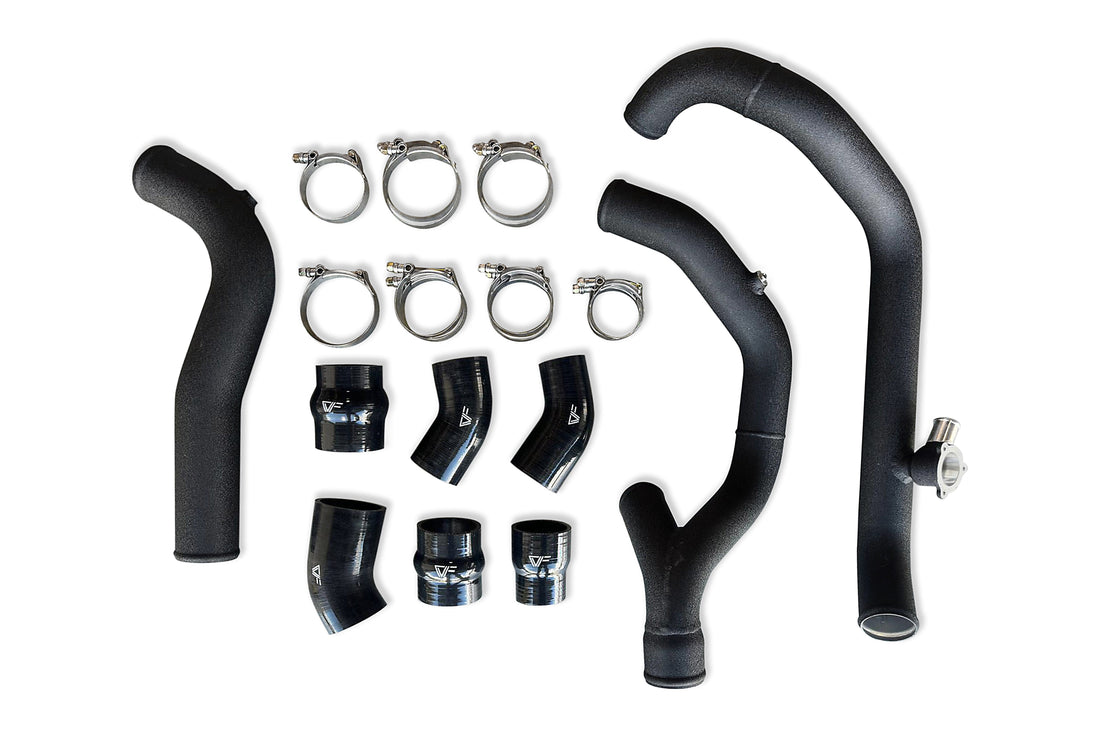 CVF Hot + Cold Aluminum Intercooler Pipe Kit (2020-2021 3.0L Ford Expl ...