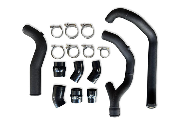CVF Hot + Cold Aluminum Intercooler Pipe Kit (2021-2026 3.0L Ford Expl ...