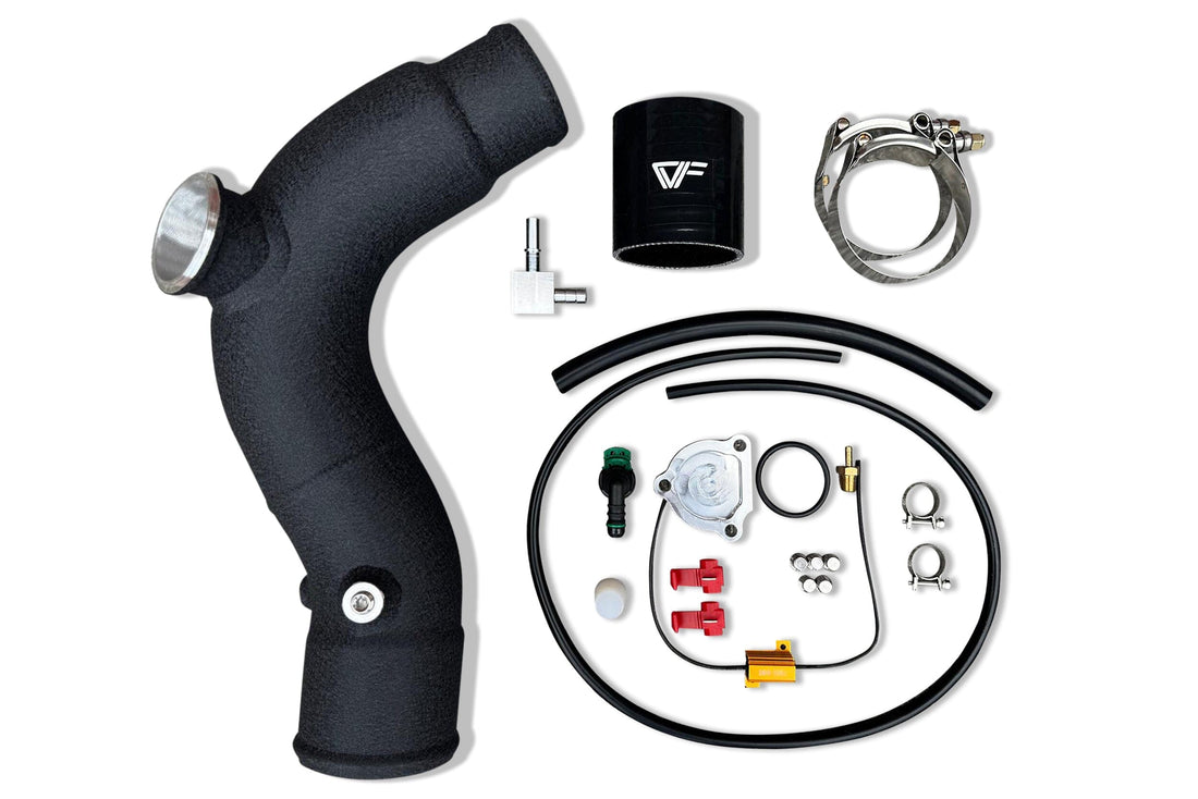 CVF Hot + Cold Aluminum Intercooler Pipe Kit with TiAL Flange (2020-20 ...